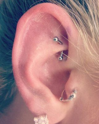 Rook Piercing [50 Ideas]: Pain Level, Healing Time, Cost, Experience ...